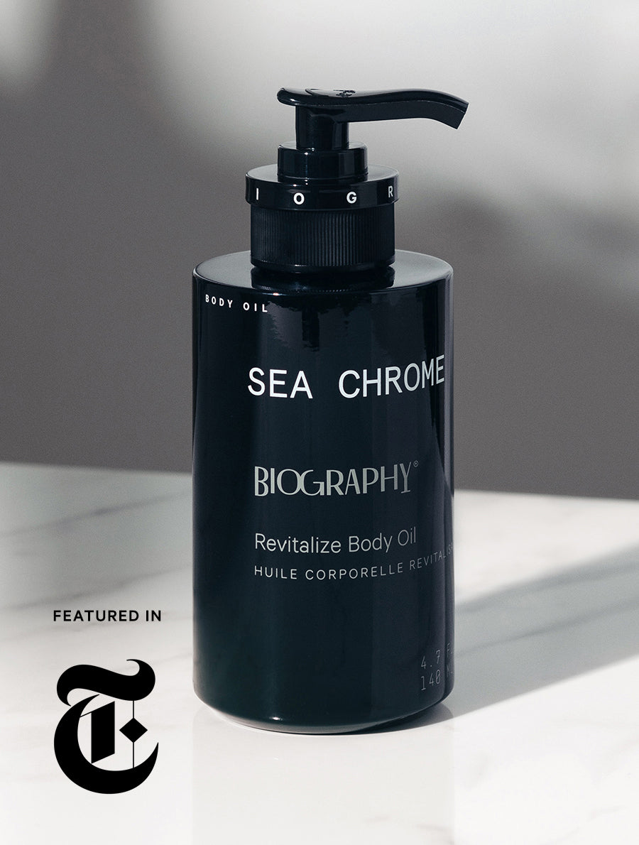 Biography | Sea Chrome - Body Oil