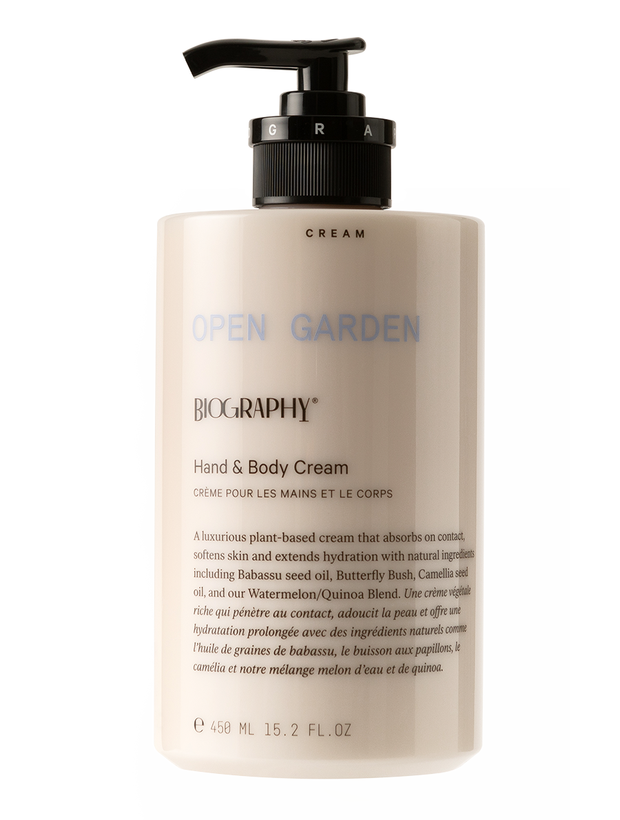 Open Garden Hand & Body Cream – Biography